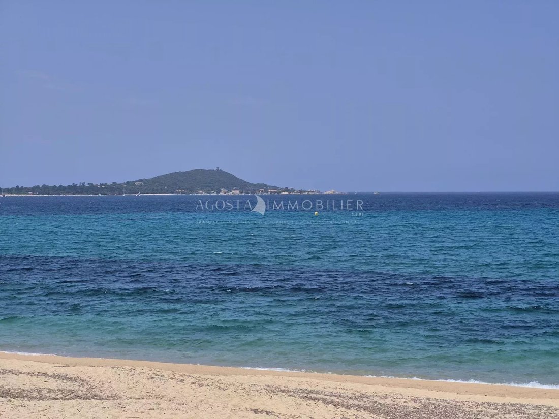 Luxury Seafront Apartment Agosta Plage In Albitreccia, Corsica, France ...