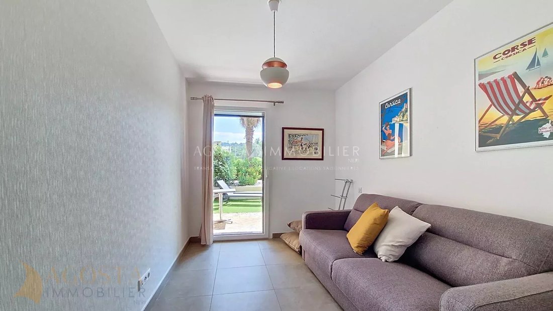 Luxury Seafront Apartment Agosta Plage In Albitreccia, Corsica, France ...