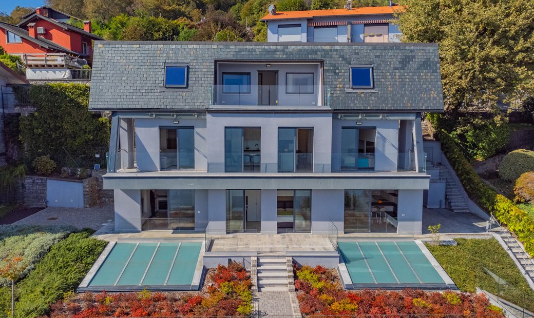 Panoramic Elegance Above Lake Maggiore – A Modern In Pollino, Piedmont ...