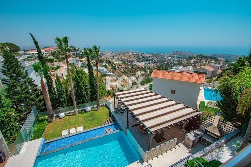 Stunning Villa With Five Bedrooms For Sale In Agios Tychon, Limassol ...