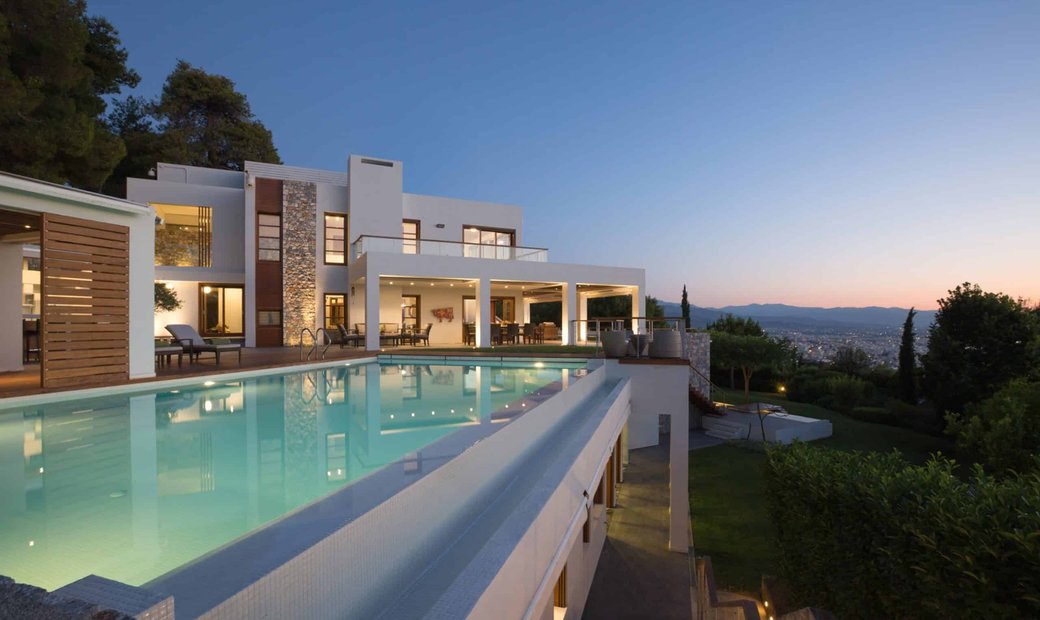 Luxury Villa – A Masterpiece Of Elegance With Panoramic Views, In Crete ...