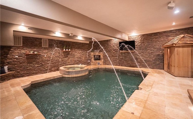 mansions with pools inside