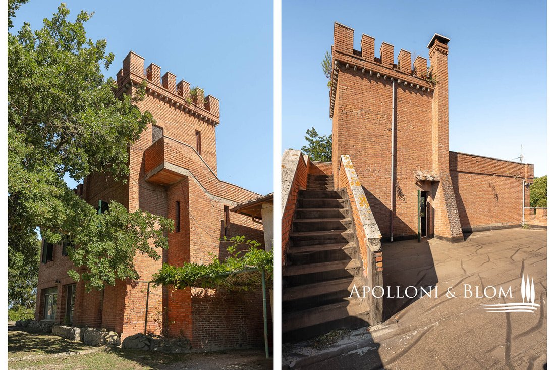 The Turret Estate With Guest Cottage And Unique Horse In Tuscany, Italy ...