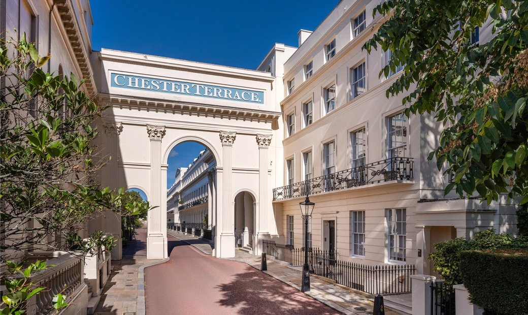 Chester Terrace, Regent's Park, London In London, England, United ...