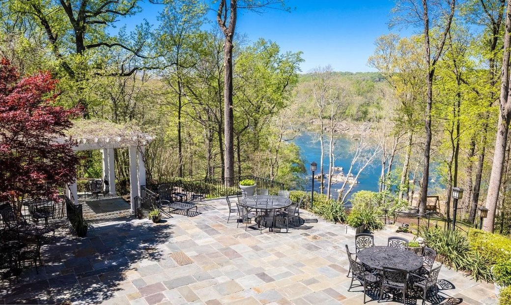 Extraordinary Stone Estate Above The Potomac In Mc Lean, Virginia ...