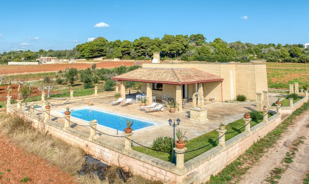 Villa Mediterranea, With Swimming Pool And Sea View In In Salve, Apulia ...