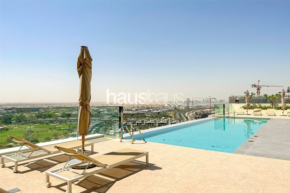 Pool And Terrace View | Serenity | In Dubai, Dubai, United Arab ...