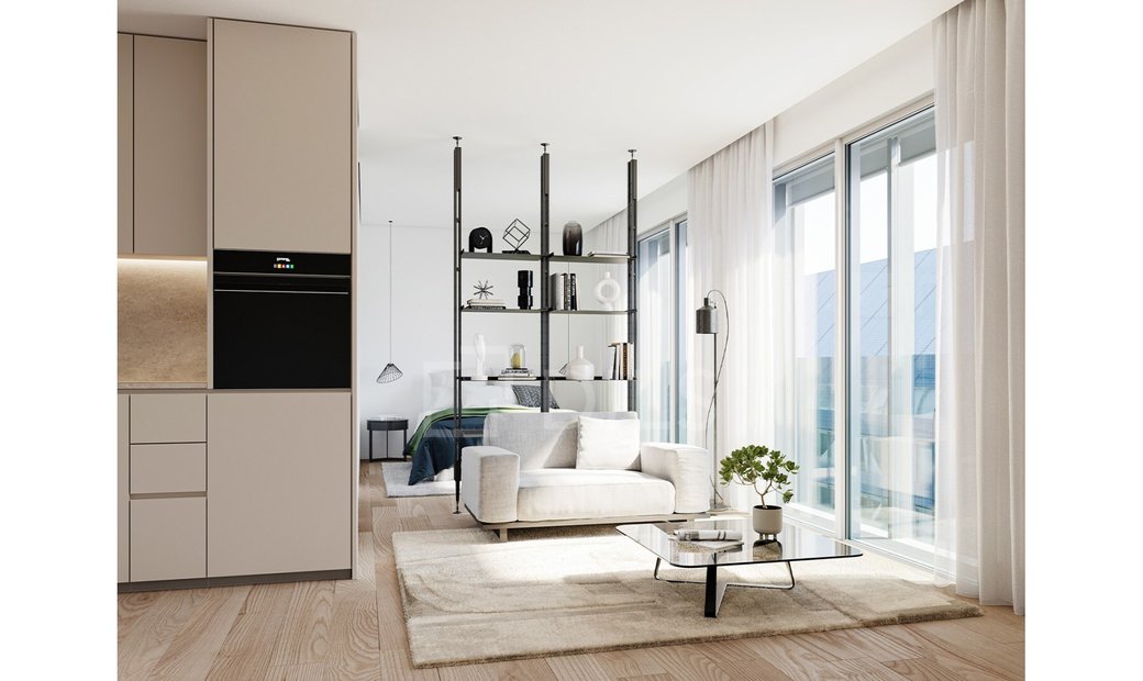 2 Bedroom Flat With Balcony In New Development In In Marvila, Lisbon ...