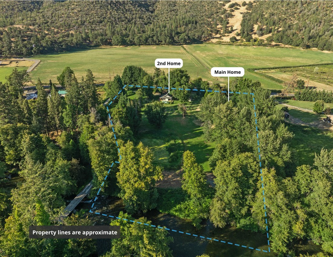 Park Like Retreat Along The Applegate River In Applegate, Oregon ...