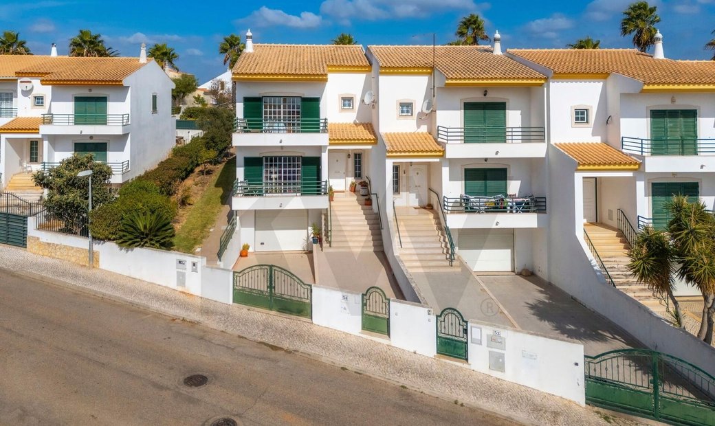 Albufeira Terraced House In Olhos De Agua, Algarve, Portugal For Sale ...