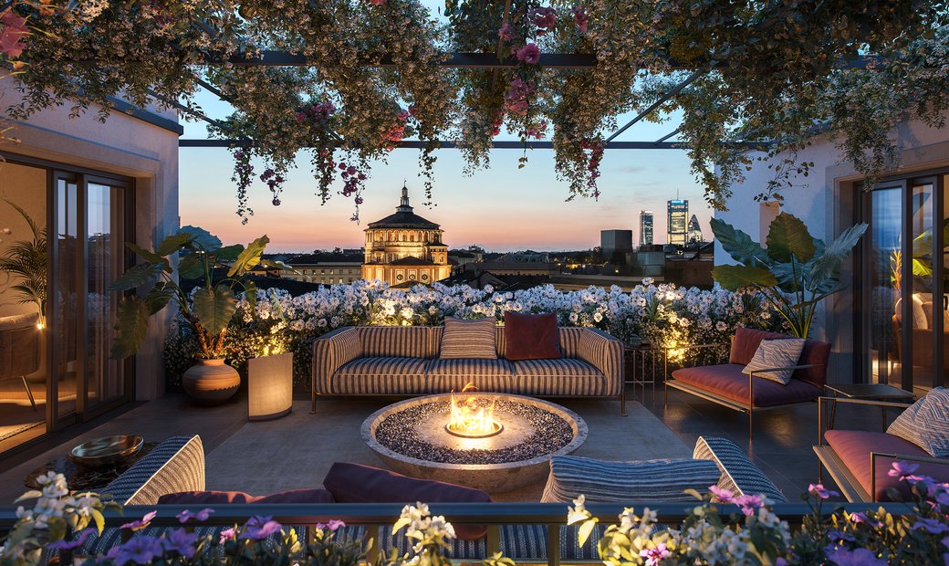 New Two Level Penthouse In Corso Magenta, Historic In Milan, Lombardy ...