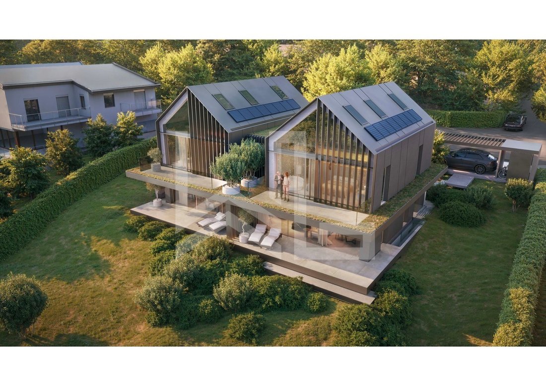 Chantier En Cours « Les Villas Du Vallon » Haut Dans Nyon, Vaud, Suisse ...