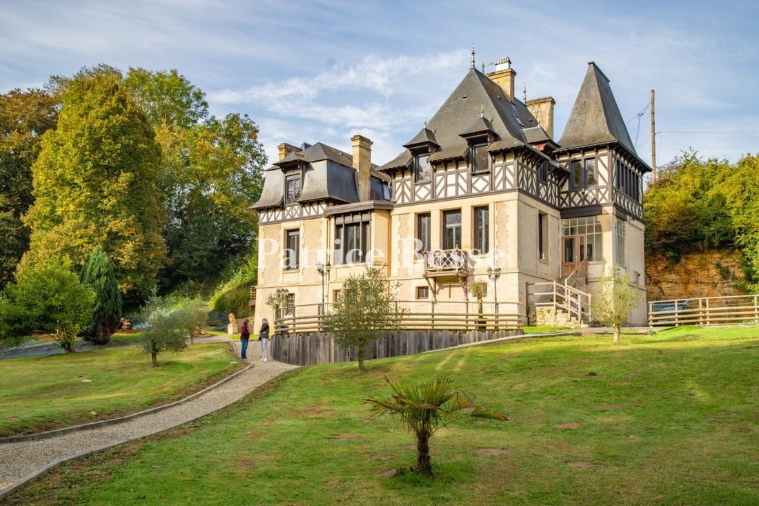 A 19th Century Manor In Around 5 Hectares Of In Luc Sur Mer, Normandy ...