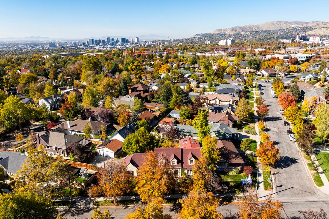 Perfettamente Situato A 2 Piani In Salt Lake City, Utah, Stati Uniti In ...