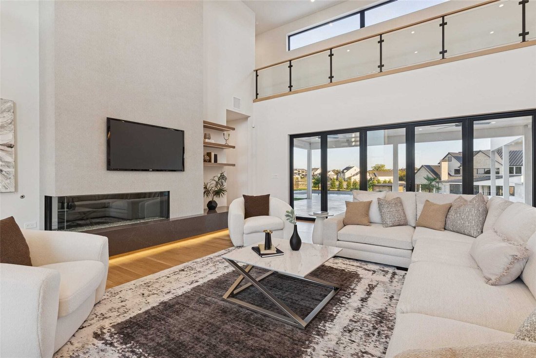 Sonnendurchflutete Innenräume Mit In Heath, Texas, Vereinigte Staaten ...