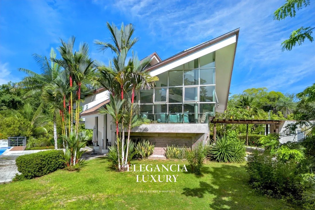 Modern Villa Surrounded By A Garden In Cedros, Puntarenas Province ...