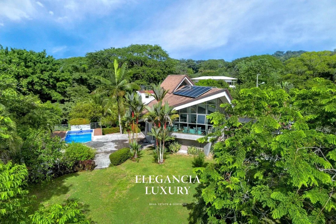 Modern Villa Surrounded By A Garden In Cedros, Puntarenas Province ...