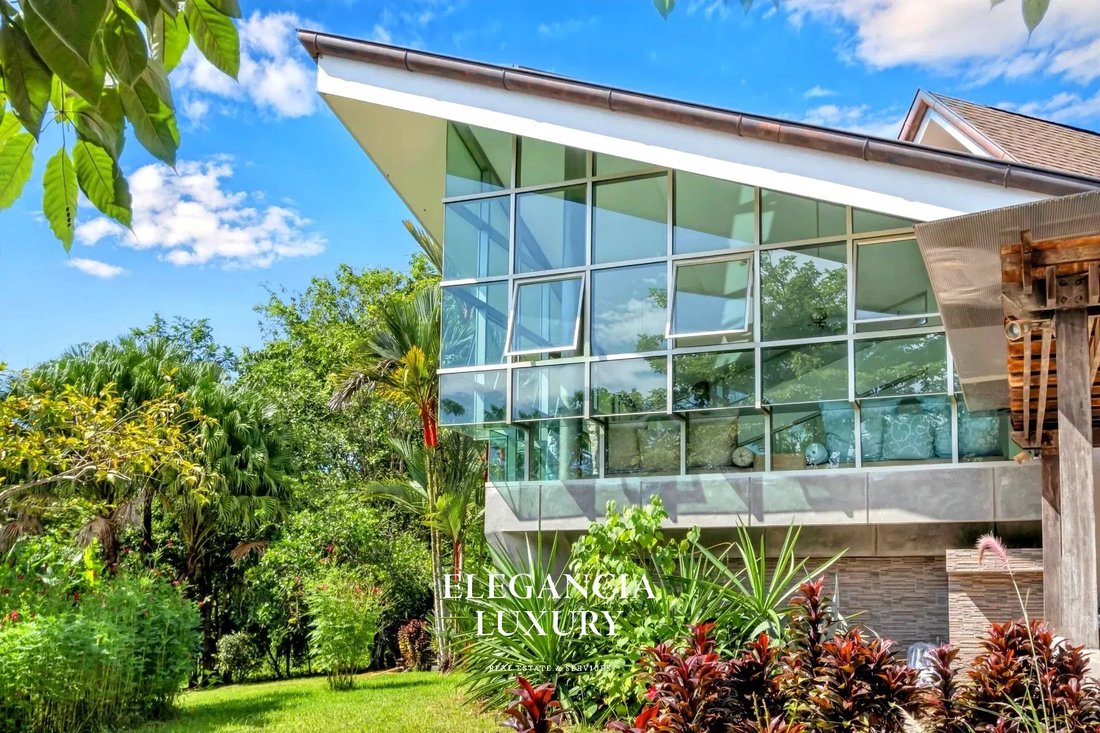 Modern Villa Surrounded By A Garden In Cedros, Puntarenas Province ...