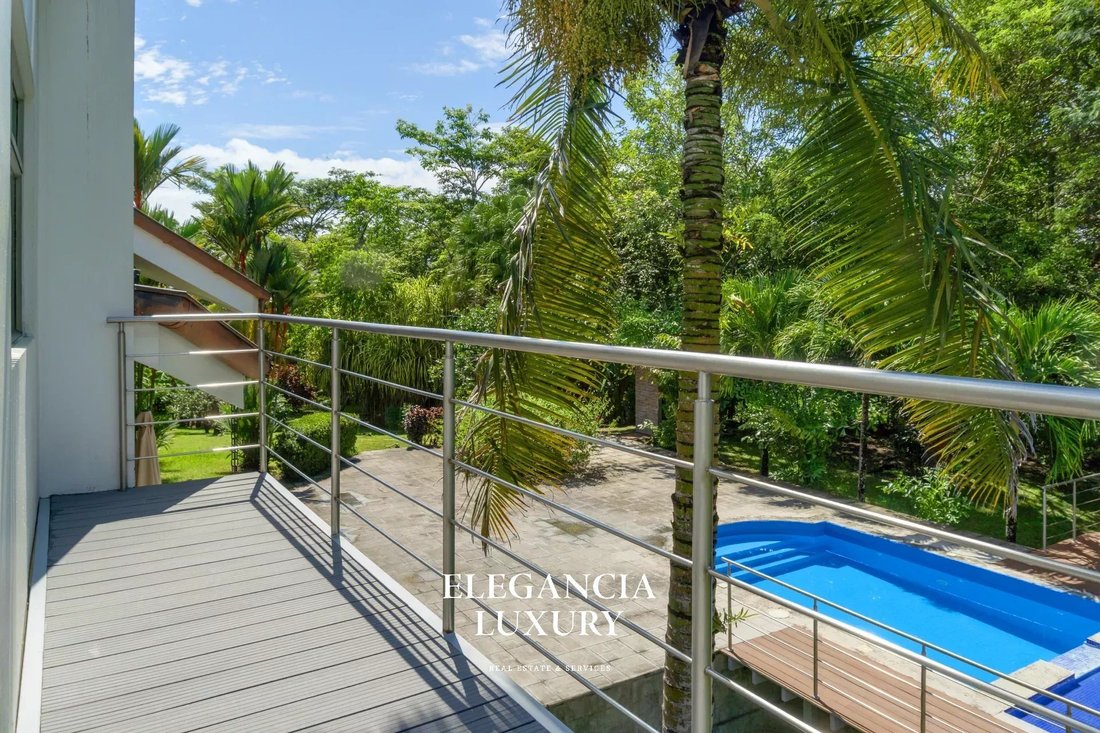 Modern Villa Surrounded By A Garden In Cedros, Puntarenas Province ...