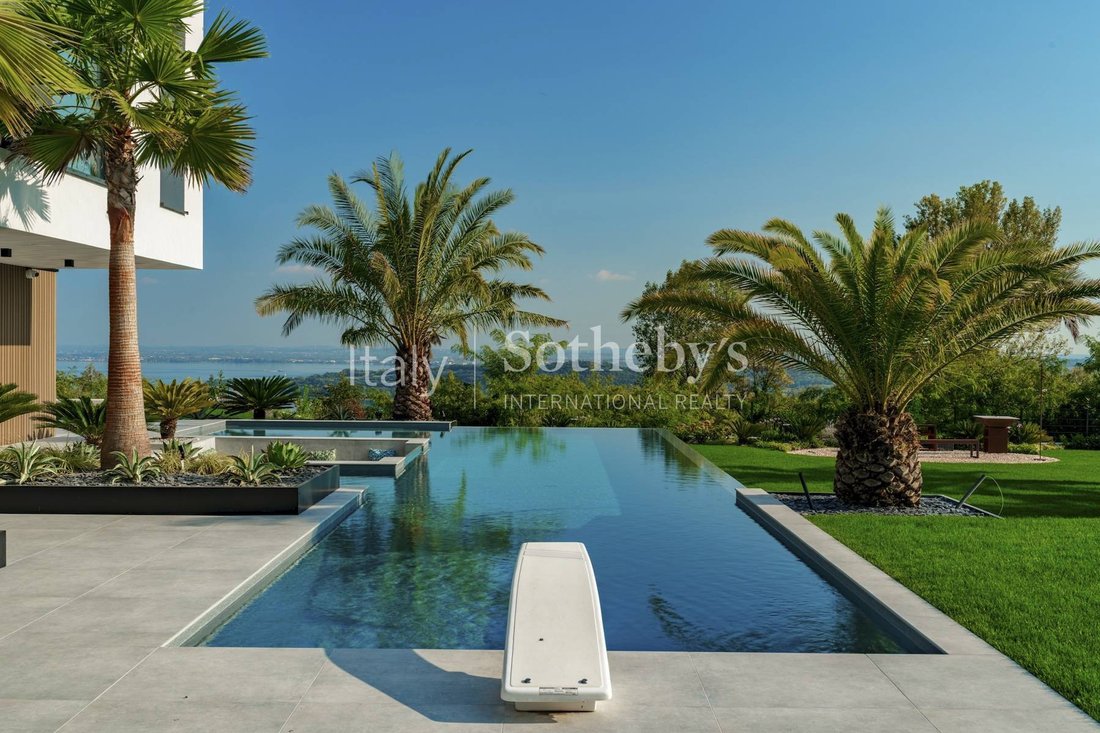 Exclusive Modern Villa With Panoramic In Padenghe Sul Garda, Lombardy ...