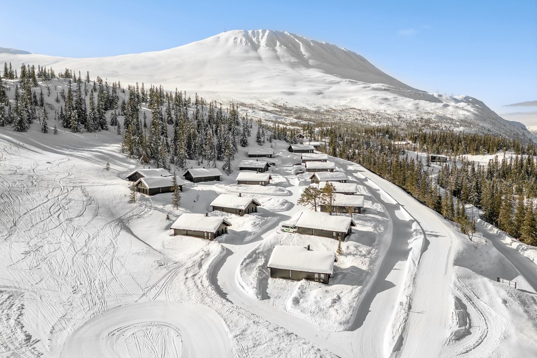 12 Newer Cabins In Gausta Ski Center! 2 Living In Rjukan, Telemark ...