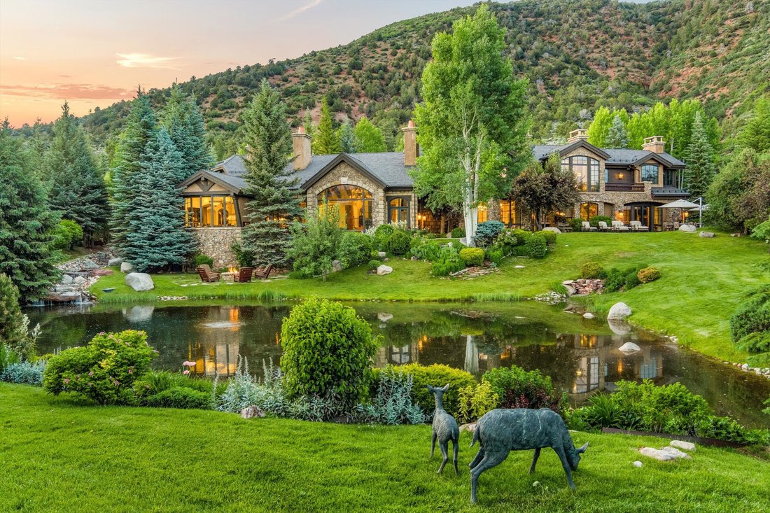 The Pinnacle Of Woody Creek In Snowmass, Colorado, United States For ...