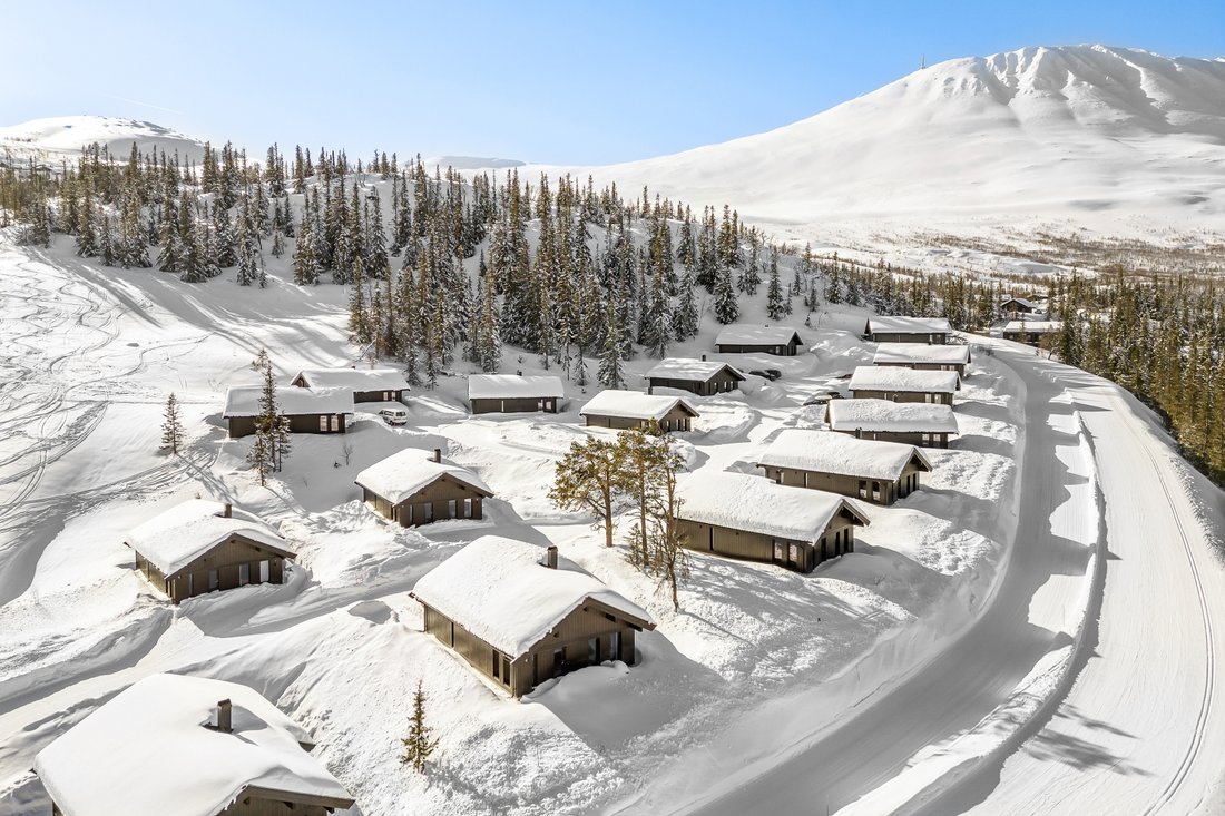 12 Newer Cabins In Gausta Ski Center! 2 Living In Rjukan, Telemark ...