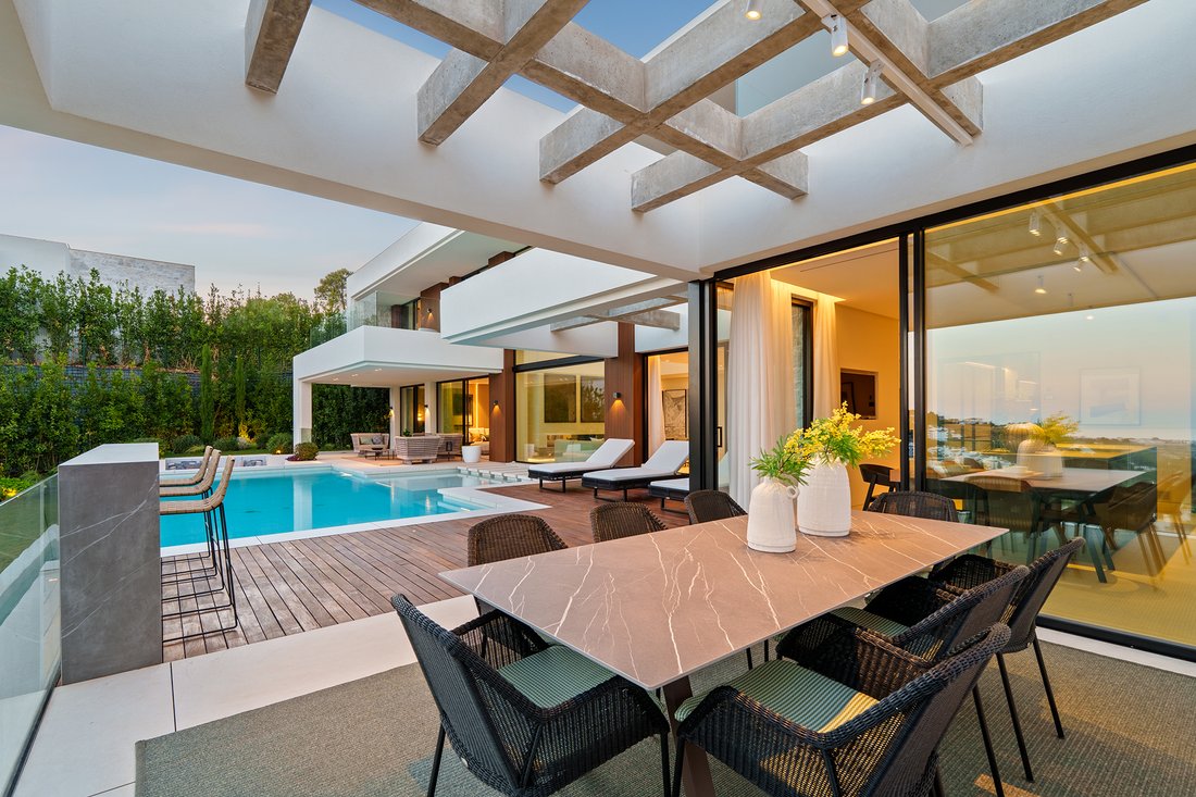 Contemporary Villa With Indoor And Outdoor Pool In Benahavis, Andalusia ...