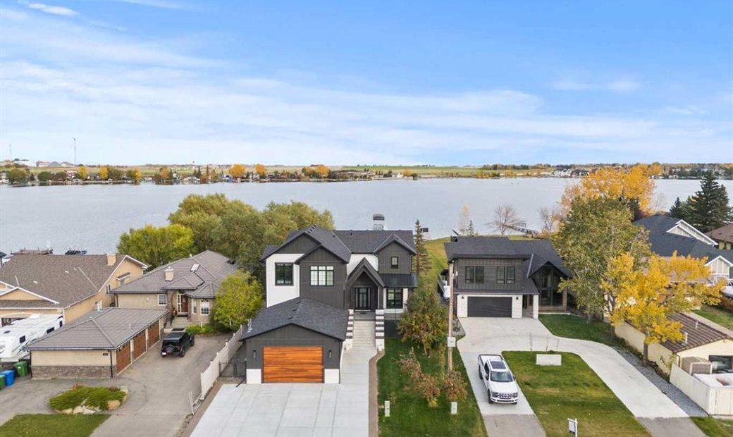Luxury Lakefront Estate With Stunning Views In Chestermere, Alberta ...