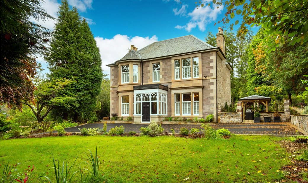 Tanglin, The Crescent, Dunblane, Perthshire Dans Dunblane, écosse ...