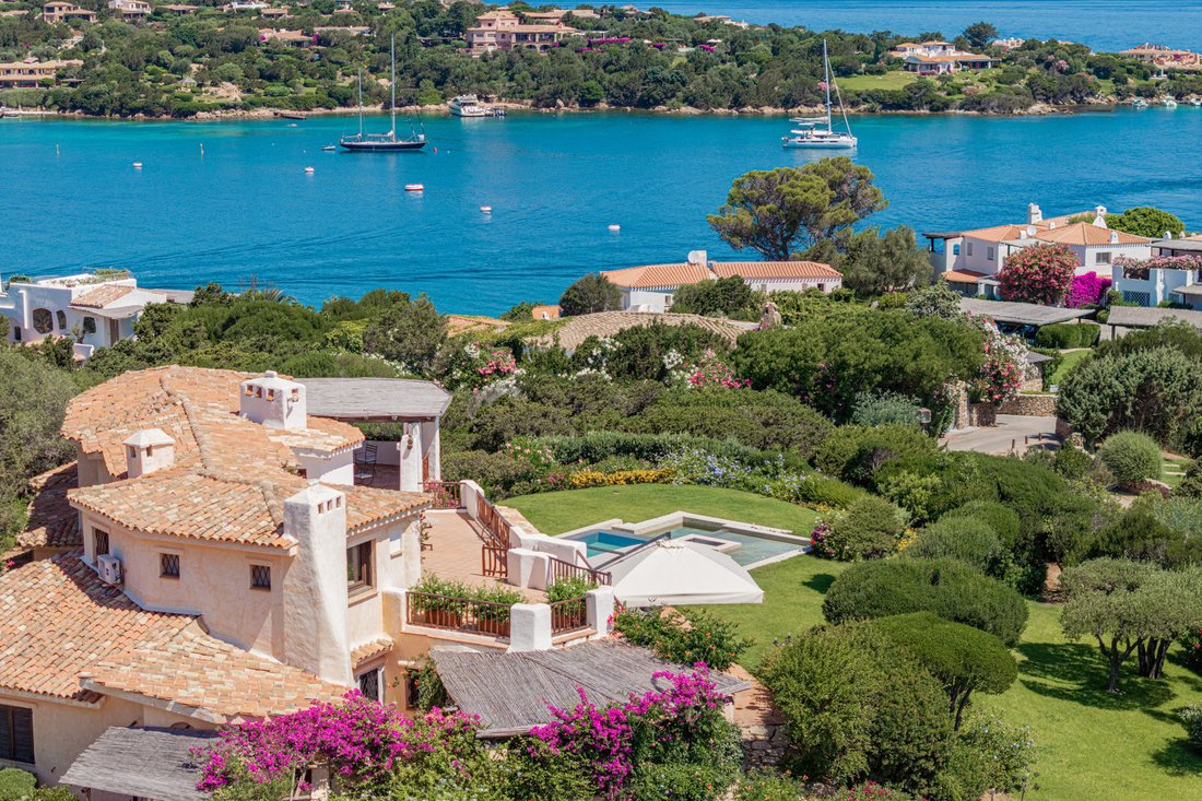 Sea View Villa In The Center Of Porto Cervo In Porto Cervo, Sardinia ...