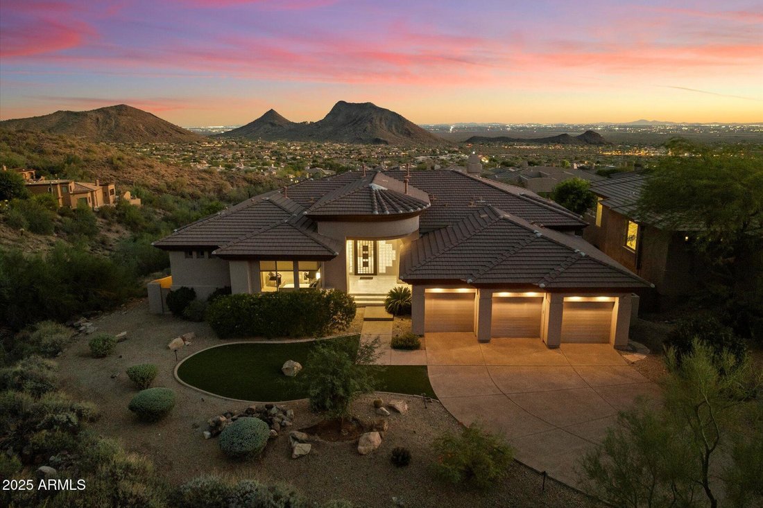 Superbe Maison Avec Vue Panoramique Sur Dans Scottsdale, Arizona, états ...