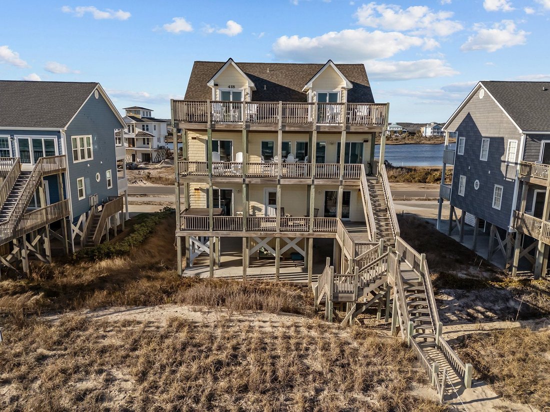 418 New River Inlet In North Topsail Beach, Carolina Del Nord, Stati ...
