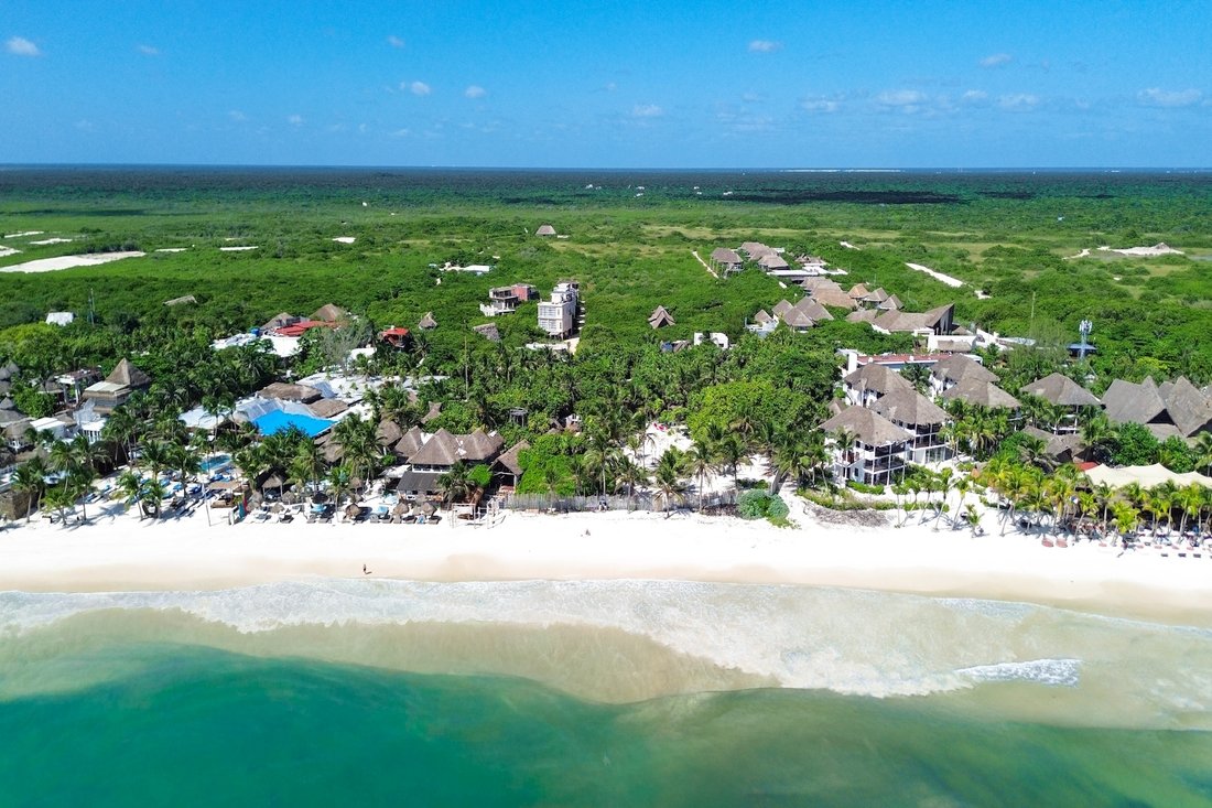 Beachfront Lot A Paradise Of White Sand In Tulum, Quintana Roo, Mexico ...