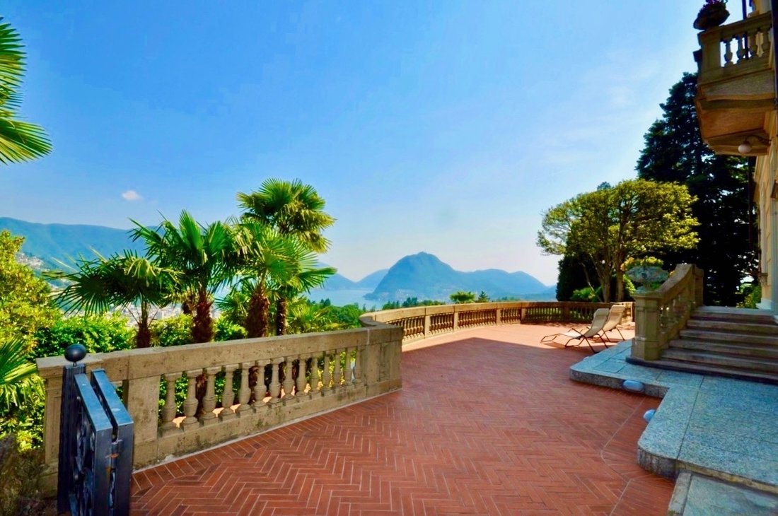 Exclusive "Floridiana" Villa With Lake View And In Porza, Ticino ...