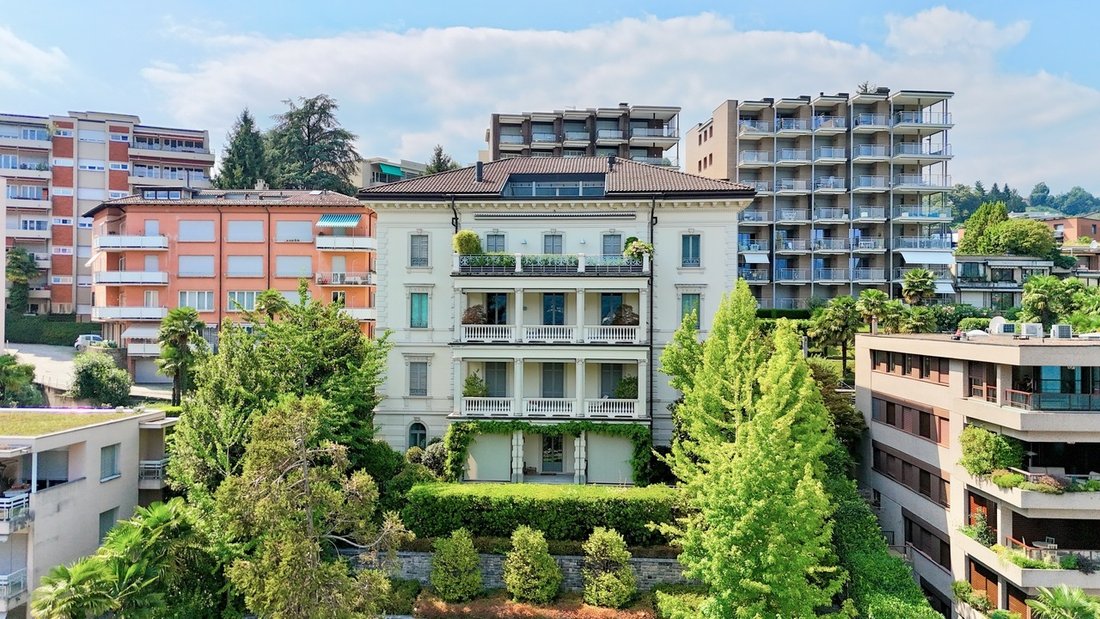 Villa Clelia Penthouse With Lugano Lake View In Lugano, Ticino ...