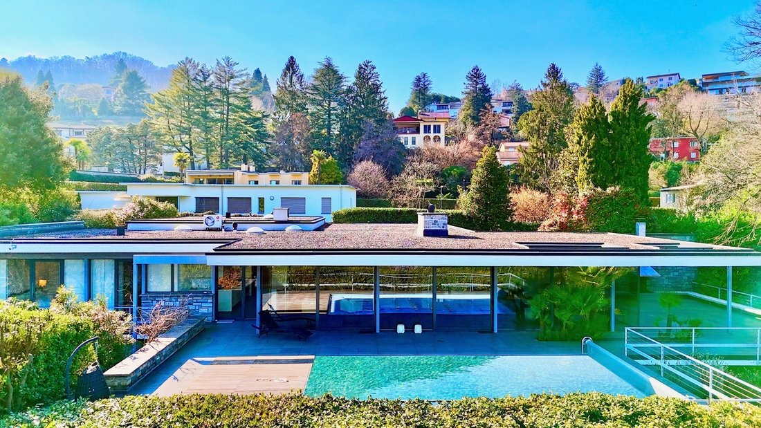 Villa De Luxe : Intimité Maximale, Terrain à Dans Collina D'oro, Tessin ...