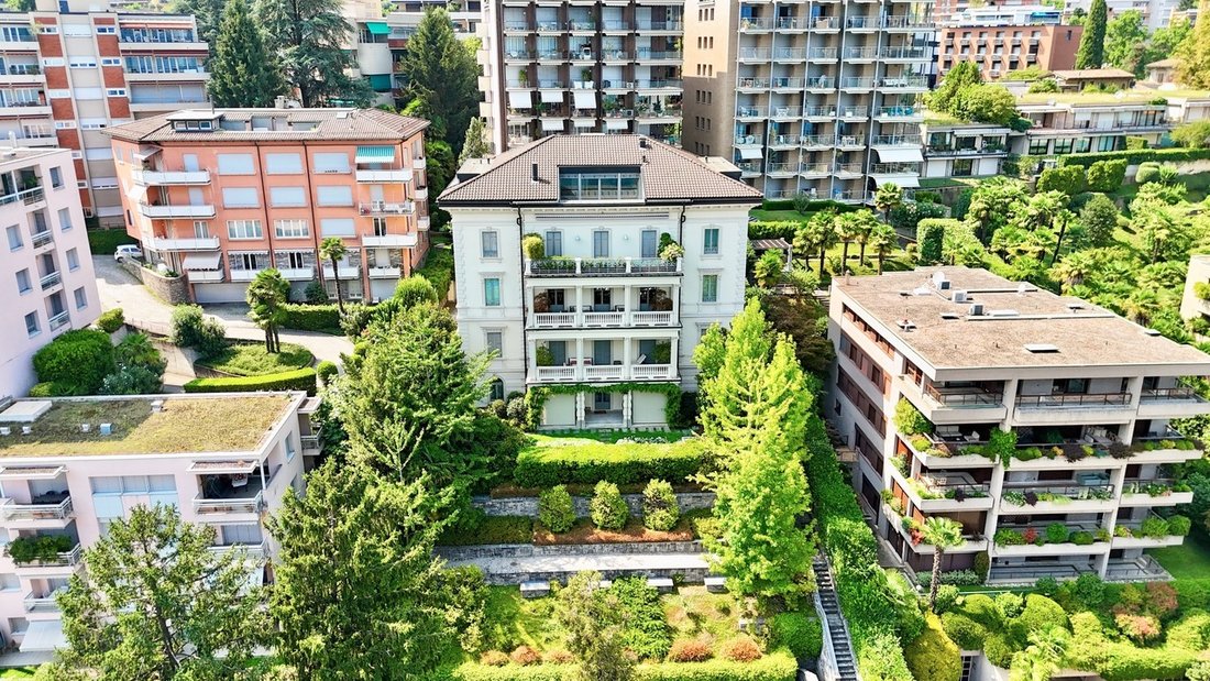 Villa Clelia Penthouse With Lugano Lake View In Lugano, Ticino ...
