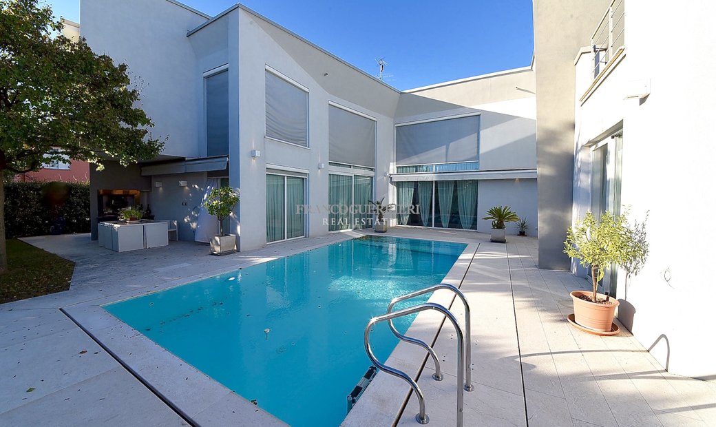 Modern Designed Villa With Pool In Busnago In Carate Brianza, Lombardy ...