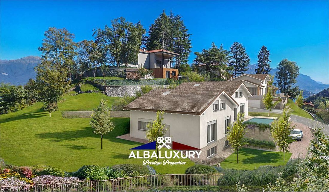 Newly Built Villa With Panoramic Views And Private In Menaggio ...