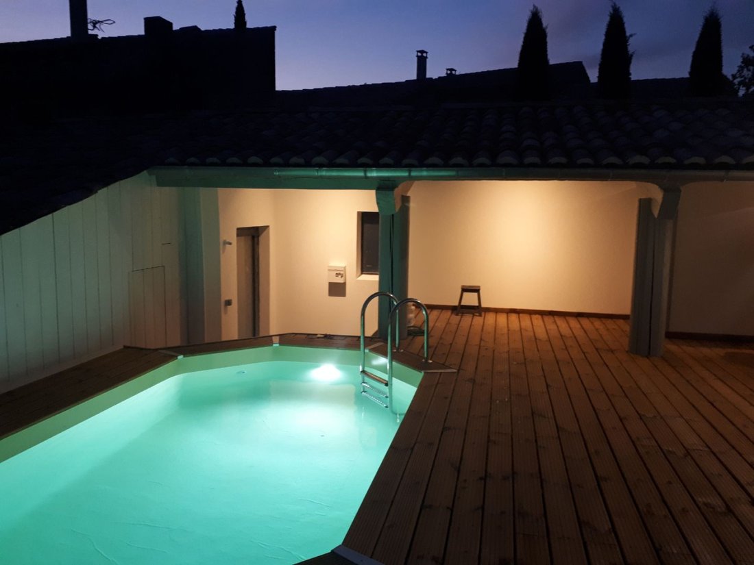 Unique Stone House With Courtyard, Pool, And En Uzès, Occitania ...