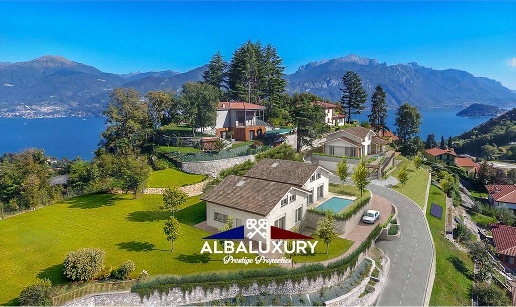 Newly Built Villa With Panoramic Views And Private In Menaggio ...
