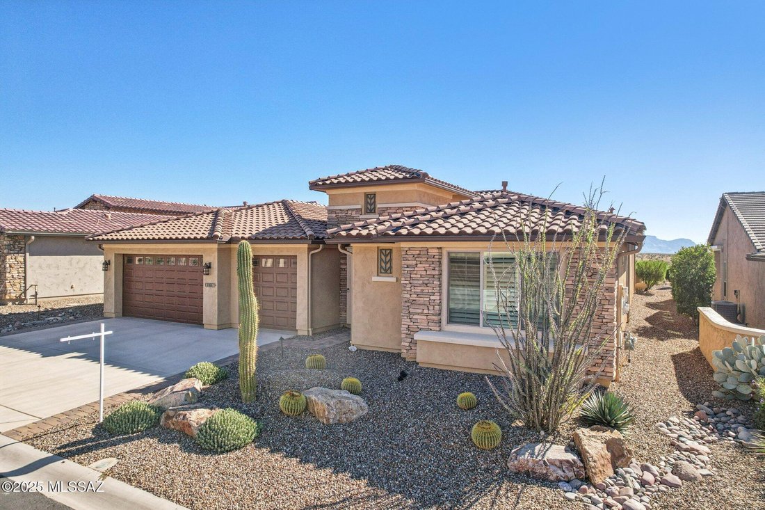 Des Vues Imprenables Sur Le Désert Avec Un Dans Oracle, Arizona, états ...