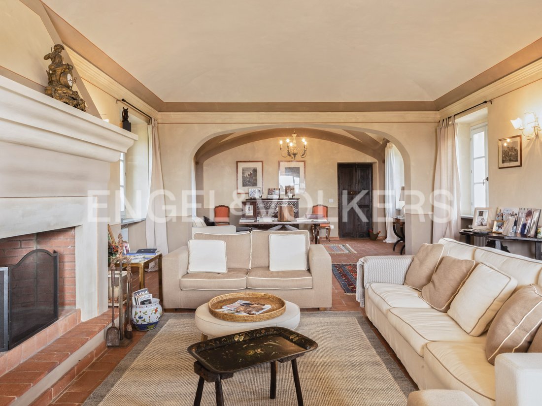 Manor Estate In A Dominant Position In Capriata D'orba, Piedmont, Italy ...