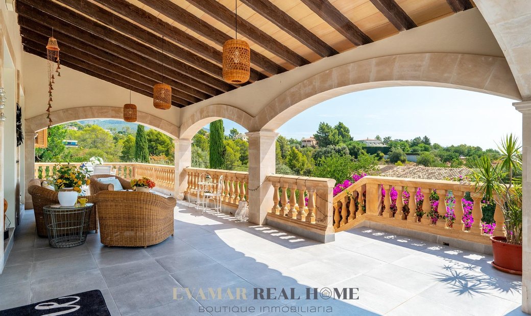 Villa With Garden, Pool, Guest Apartment In Bunyola, Balearic Islands ...