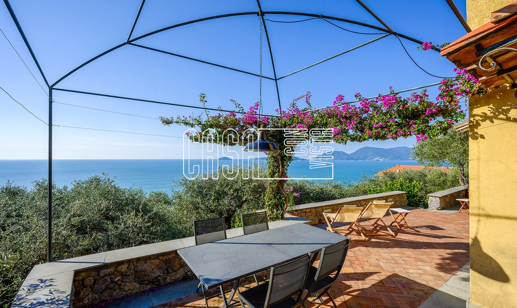 Stone House With Panoramic Sea View And Garden In Dans Tellaro, Ligurie ...