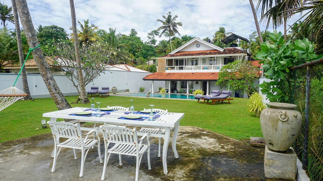 Beautiful Beachside Villa With Ocean In Matara, Southern Province, Sri ...