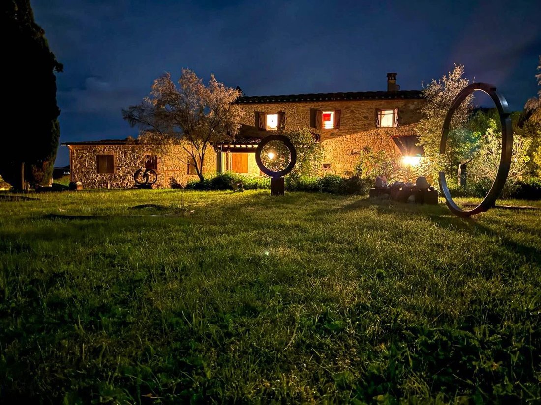 Characteristic Stone Farmhouse With Splendid In Guardistallo, Tuscany ...