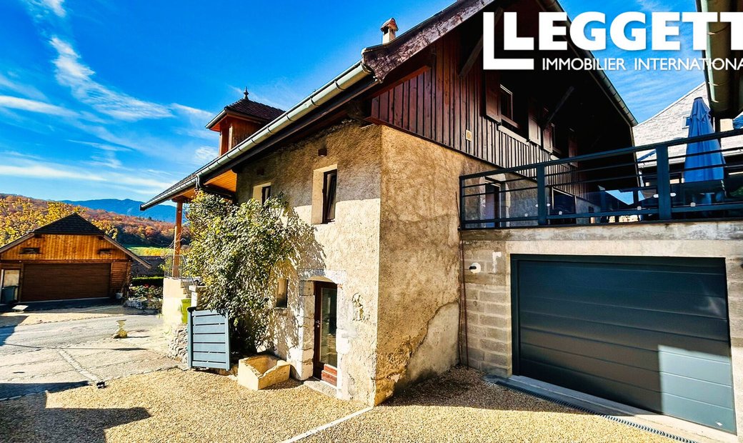 Charming 4 Bedroom Family Home With In Bluffy, Auvergne Rhône Alpes ...