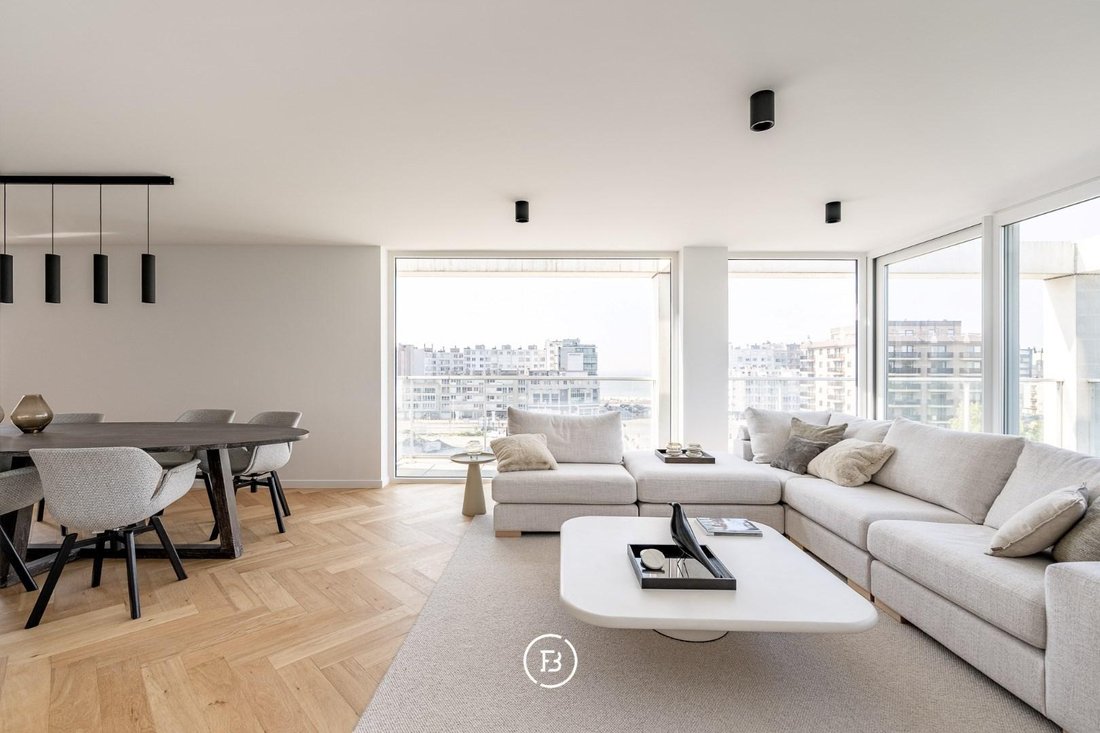 View Of The Gulf And The Sea In Ostend, Flanders, Belgium For Sale ...